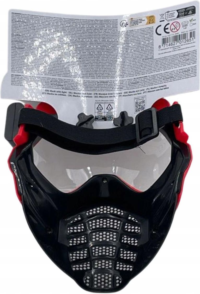 Maska Foam Strike X Ze Światłem Czerwona - Ceny i opinie - Ceneo.pl