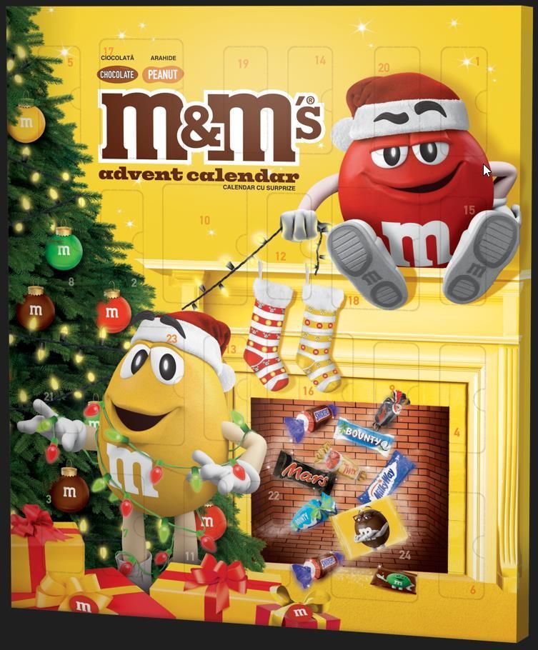 M&M'S Kalendarz Adwentowy 361g - Ceny i opinie - Ceneo.pl