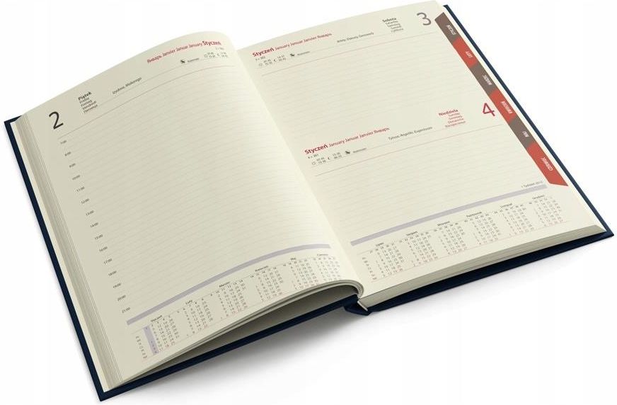 Kalendarz Książkowy Dzienny 2024 Baladek A5 Bordowy Dazar - Ceny i ...