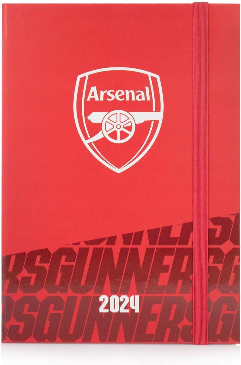Arsenal Londyn Kalendarz 2024 Książkowy Dziennik Organizer Planer ...