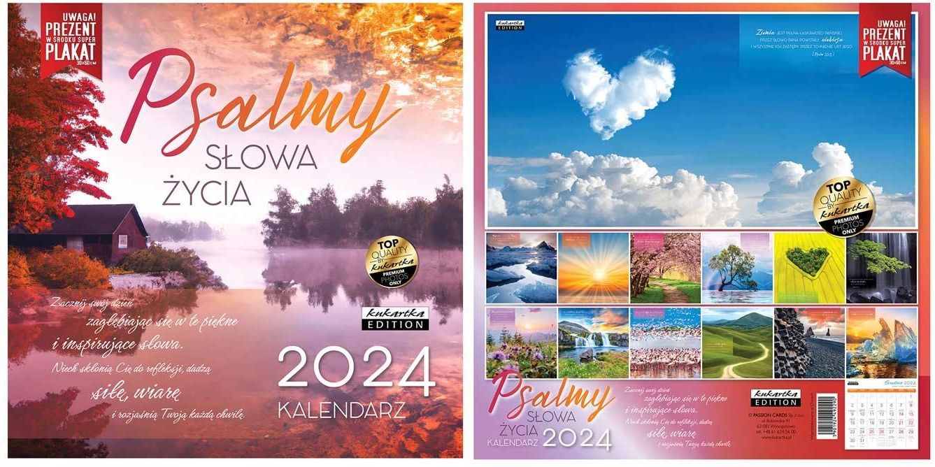 Kalendarz Z Psalmami 2024 Aetos - Ceny i opinie - Ceneo.pl