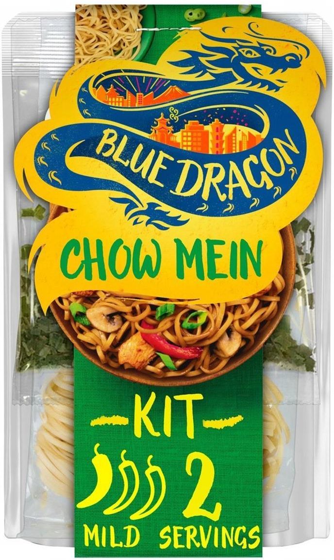 Blue Dragon Ab Bdragon Zestaw Danie Chow Mein Noodle Kit 160g - Ceny i ...