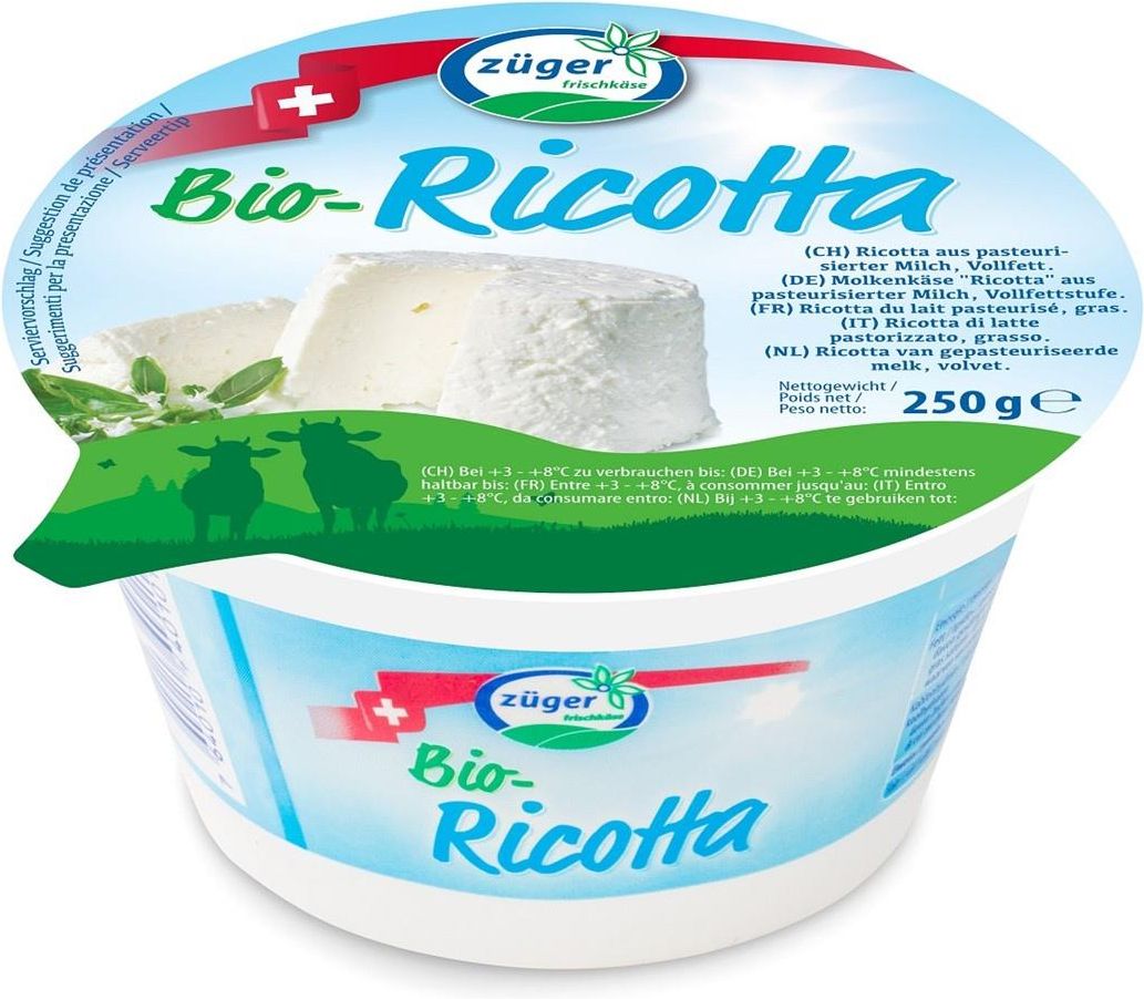 Zuger Ser Ricotta Bio 250g - Ceny i opinie - Ceneo.pl