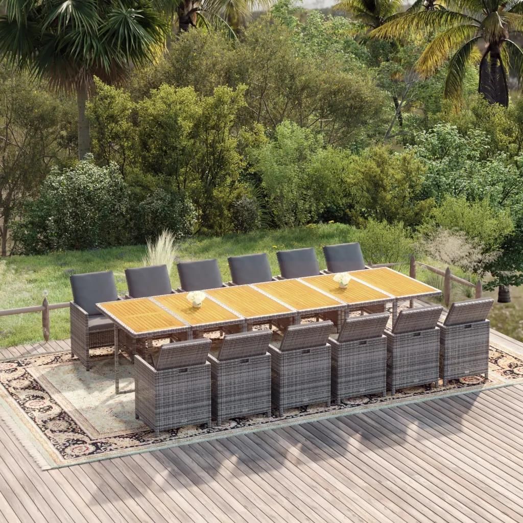Zestaw mebli ogrodowych Vidaxl Zestaw Mebli Ogrodowych Z Poduszkami ...