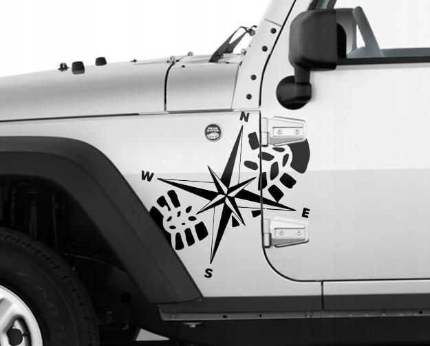 Mgdesign Naklejki Na Samochód Gwiazda Odcisk Buta 45X45 MG446-2 - opinie i ceny na Ceneo.pl