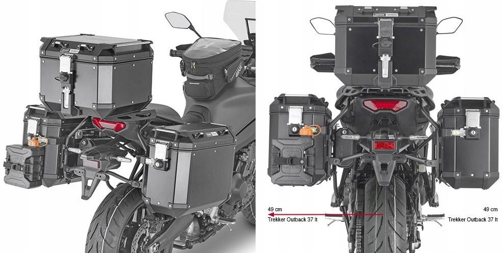 Akcesoria motocyklowe Givi Mb Stelaż Pod Kufry Boczne Yamaha Tracer 9 Plo2159Cam - Opinie i ceny ...