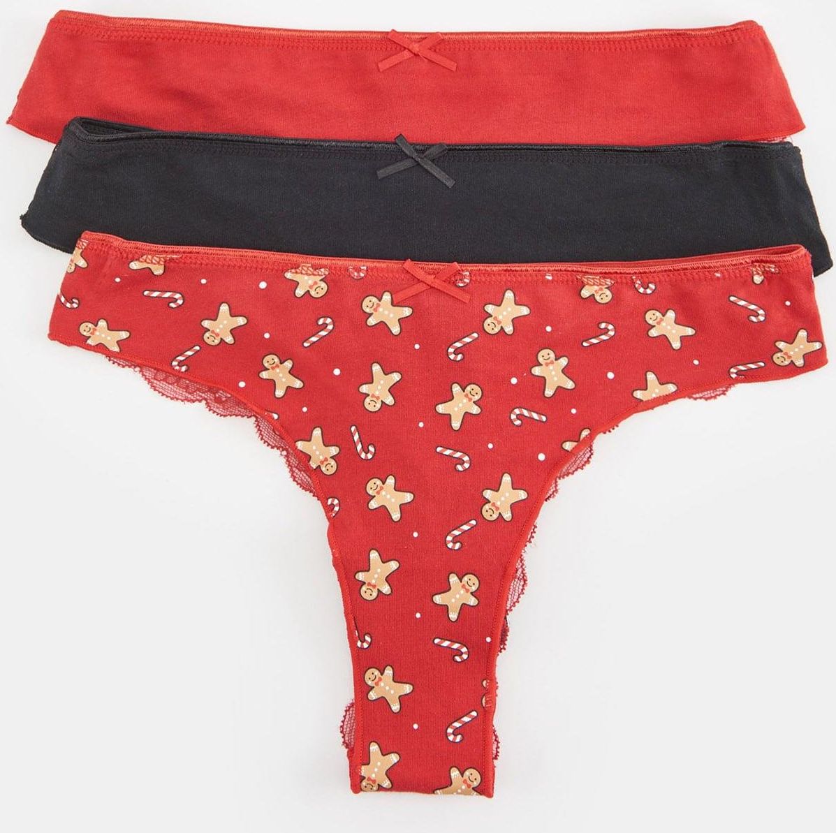 Sinsay - Majtki stringi 3 pack - Wielobarwny - Ceny i opinie - Ceneo.pl