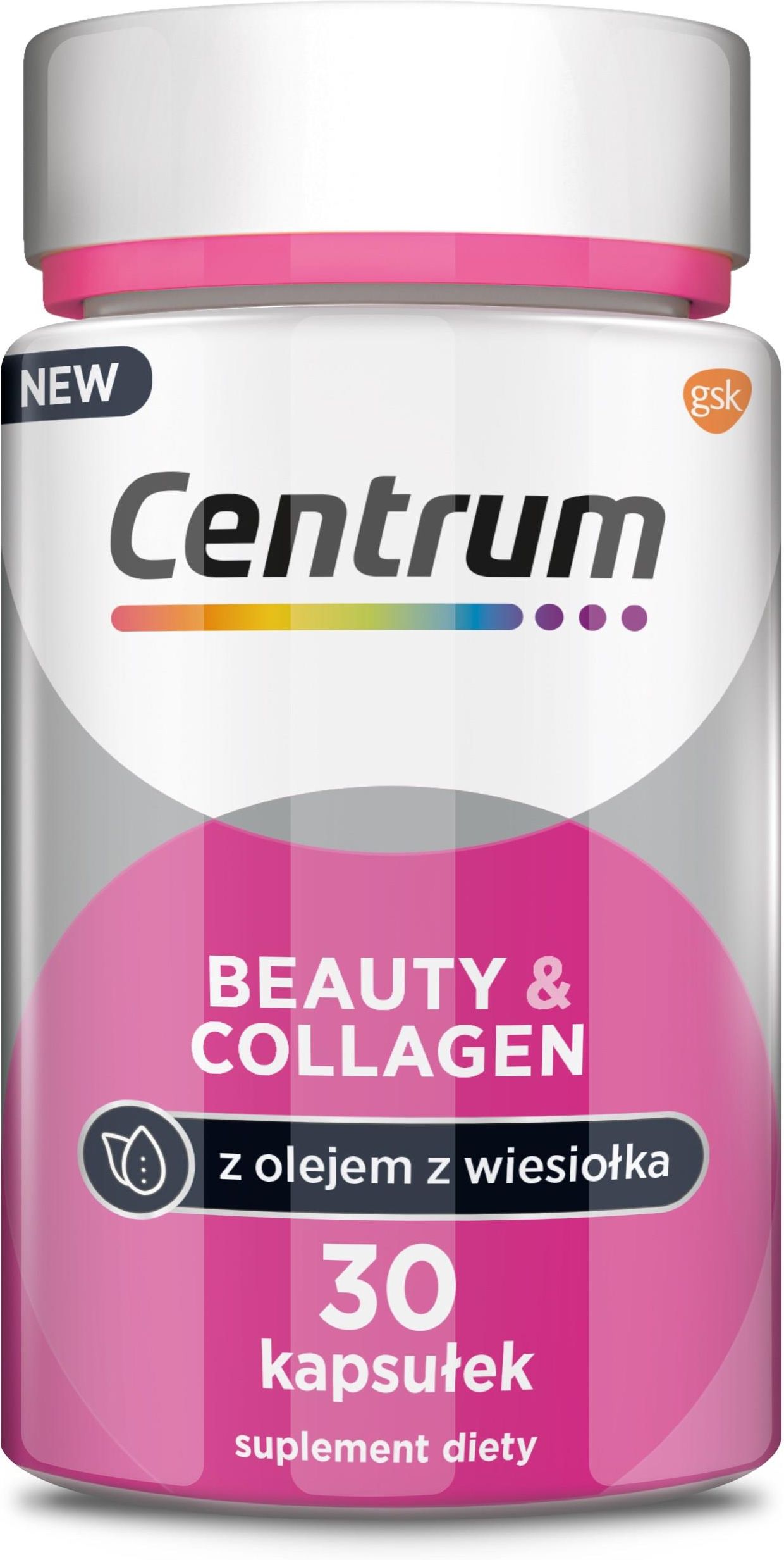 Centrum Beauty&Collagen z olejem z wiesiołka 30 tabletek - Opinie i ...