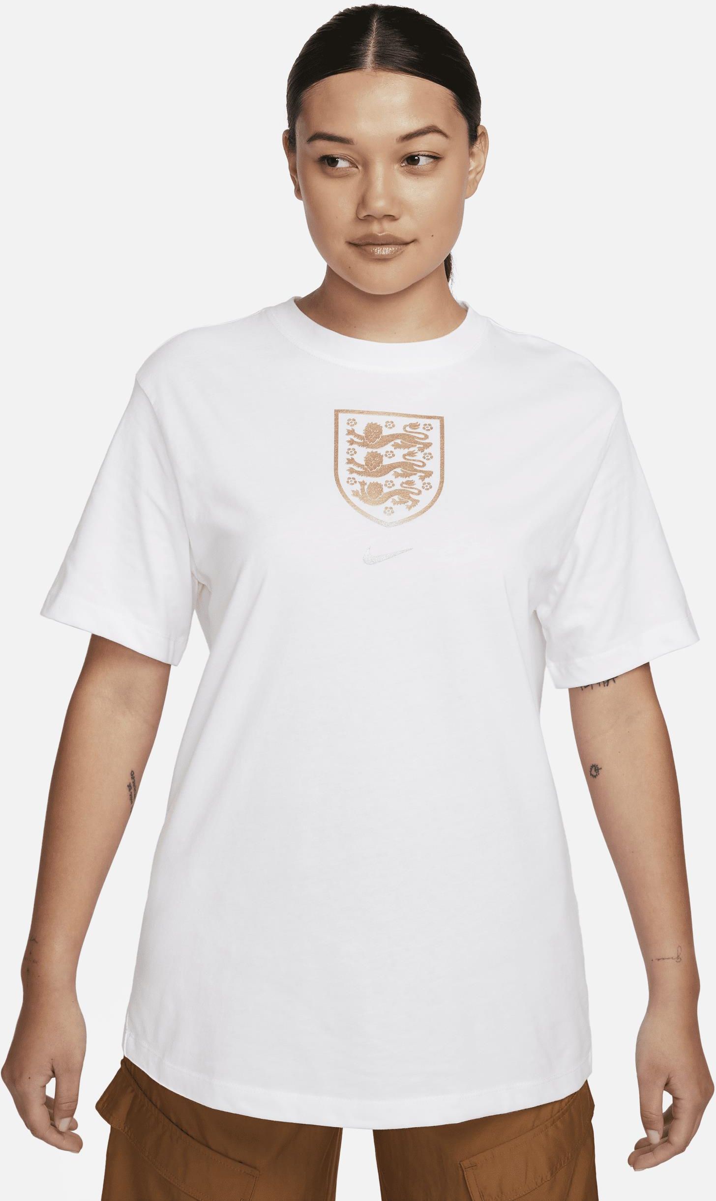 T-Shirt Damski Nike Anglia Crest - Biel - Ceny i opinie - Ceneo.pl