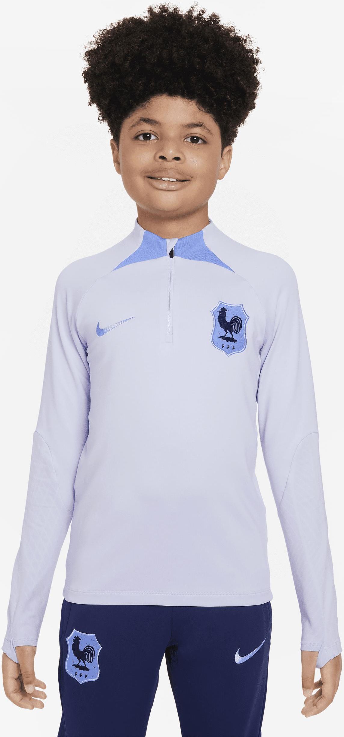 Treningowa Koszulka Piłkarska Dla Dużych Dzieci Fff Strike Nike Dri-Fit ...