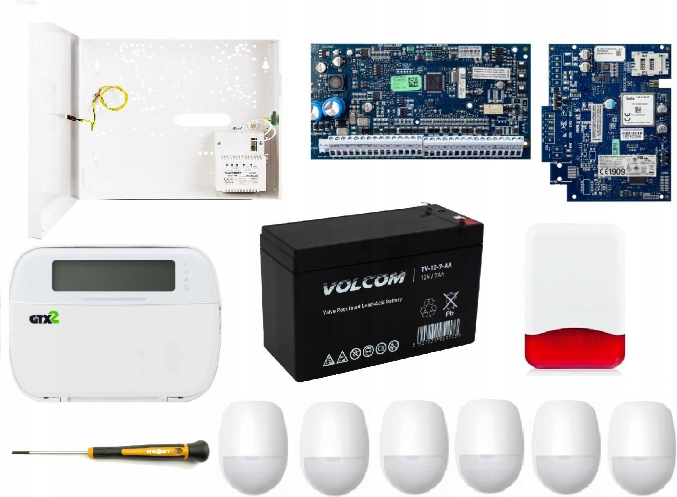 Dsc Kompletny System Alarmowy Gtx2 Z Modułem Gsm (DSCGTX2) - opinie i ceny na Ceneo.pl