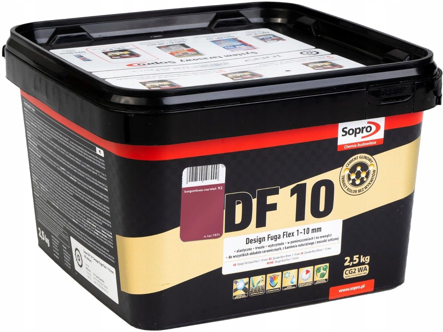 Fuga Sopro Fuga Df10 Burgundowa Czerwień 92 2,5Kg (107125) - Opinie i ...