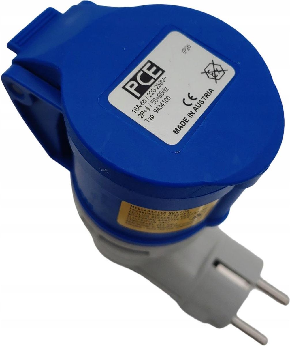 Gniazdo elektryczne Pce Adapter Z Wtyczki 16A/3P Na Gniazdo 230V ...