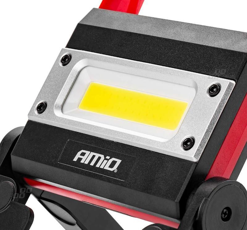 Lampa warsztatowa Amio Lampa Robocza Led Akumulatorowa Z Ładowaniem Usb ...
