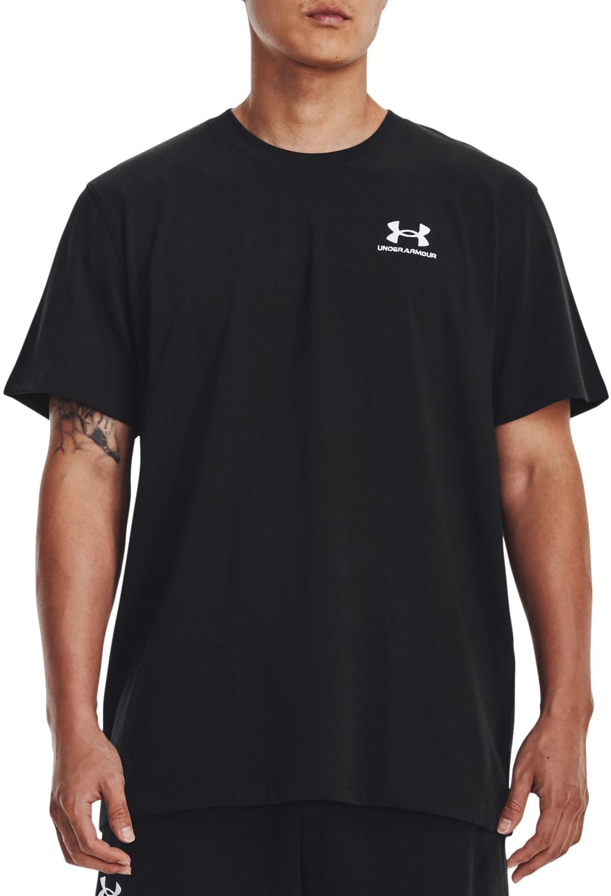 Under Armour Podkoszulek Ua Logo Emb Heavyweight 1373997 001 3Xl Czarny ...