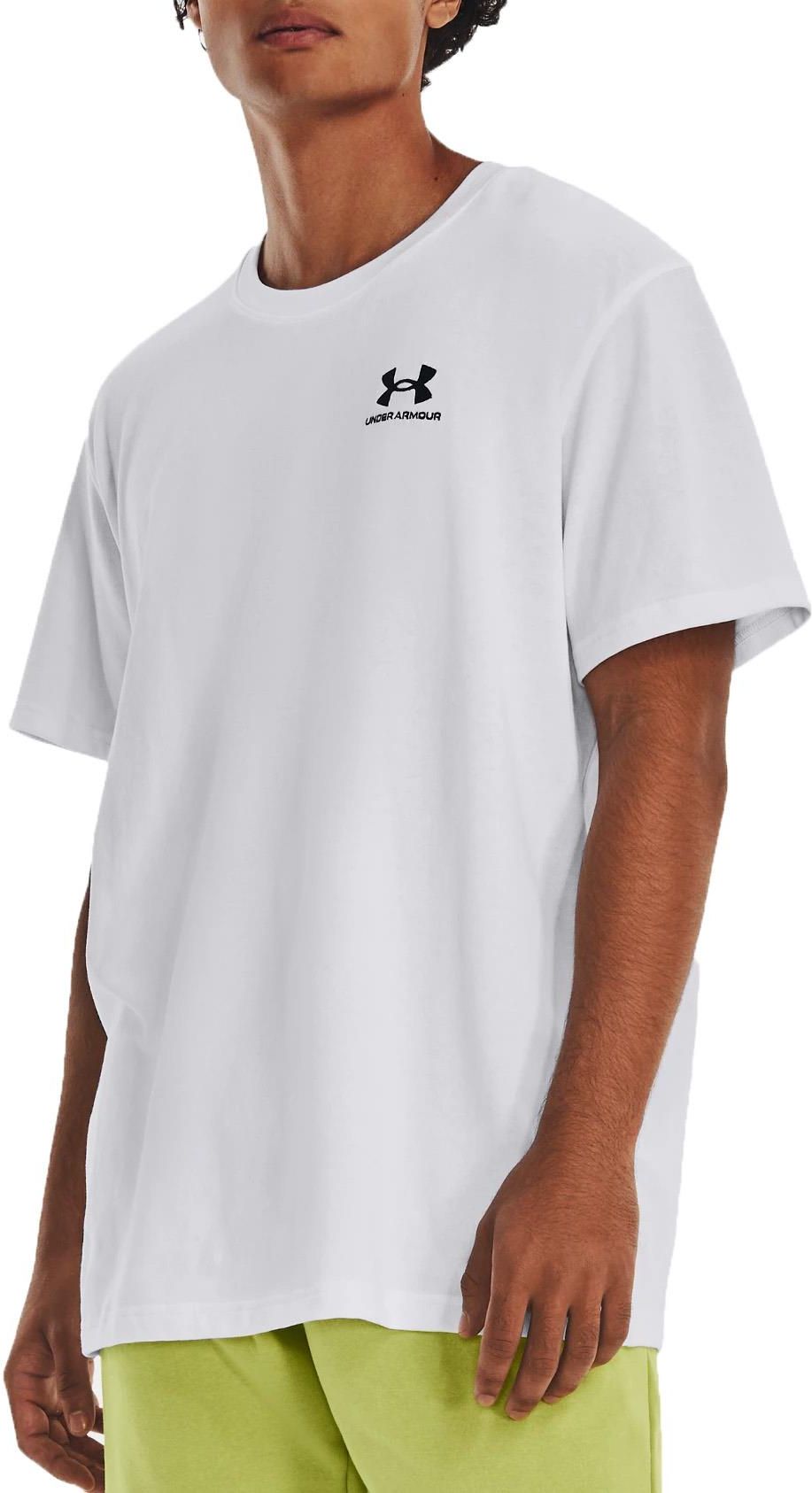 Under Armour Podkoszulek Ua Logo Emb Heavyweight Ss Wht 1373997 100 3Xl ...