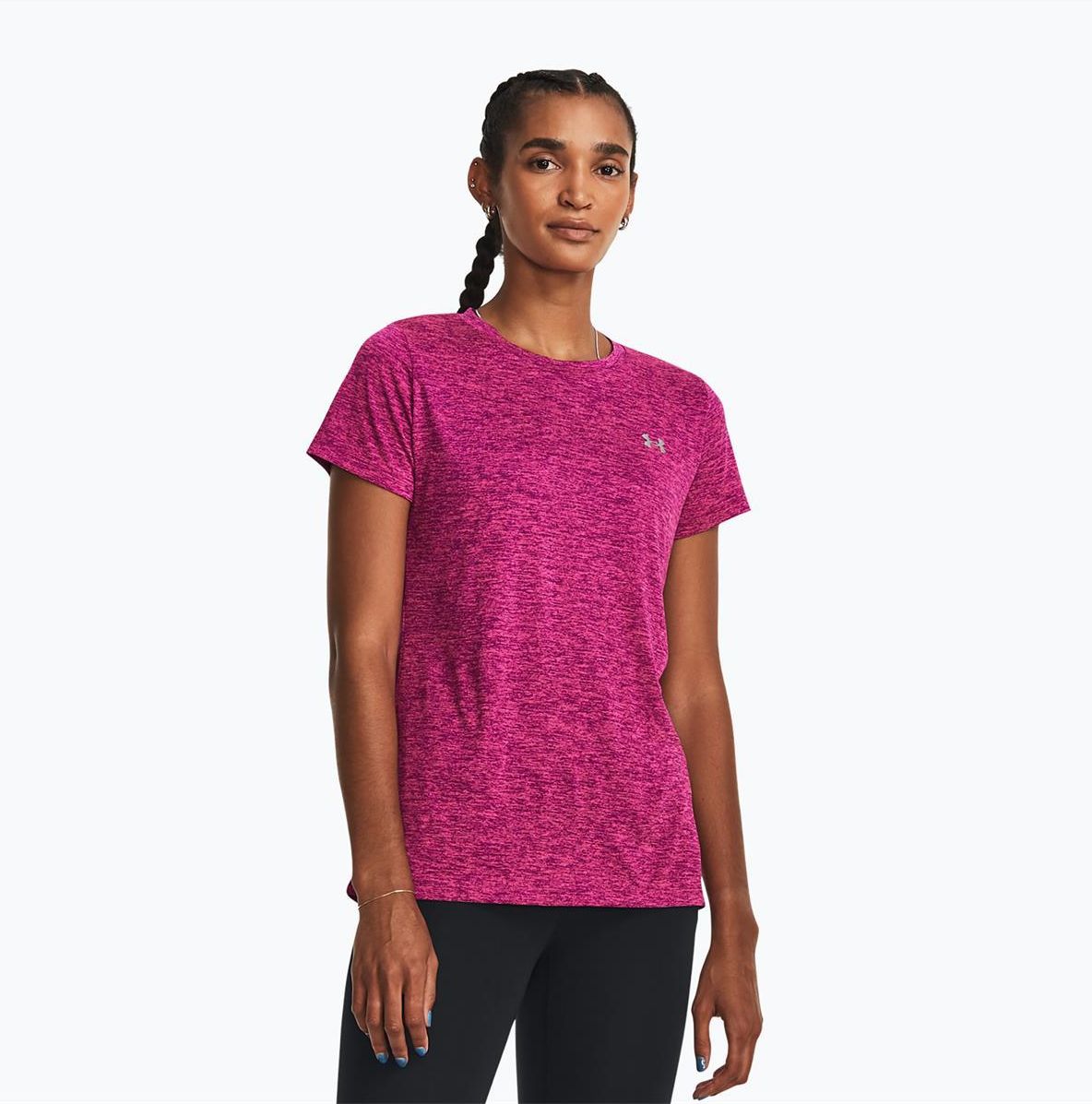 Under Armour Podkoszulek Tech Ssc Twist Ppl 1277206 573 M Purpurowy ...