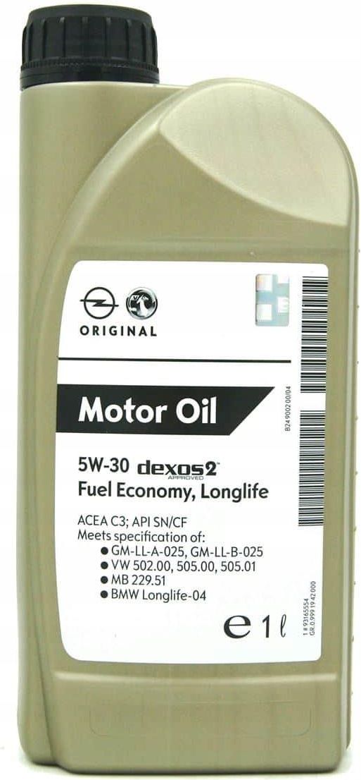 Gm Dexos2 Lpg Cng Dpf 5W30 C3 1l - opinie i ceny na Ceneo.pl
