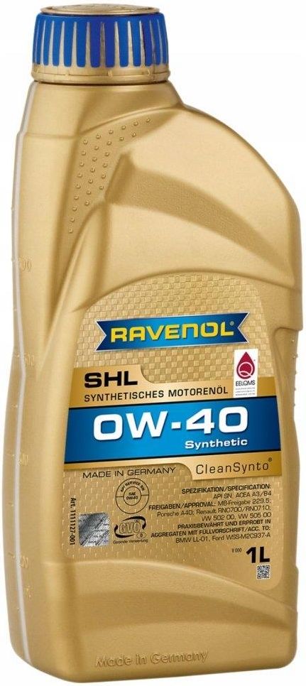 Ravenol Shl Cleansynto 0W40 1l - opinie i ceny na Ceneo.pl