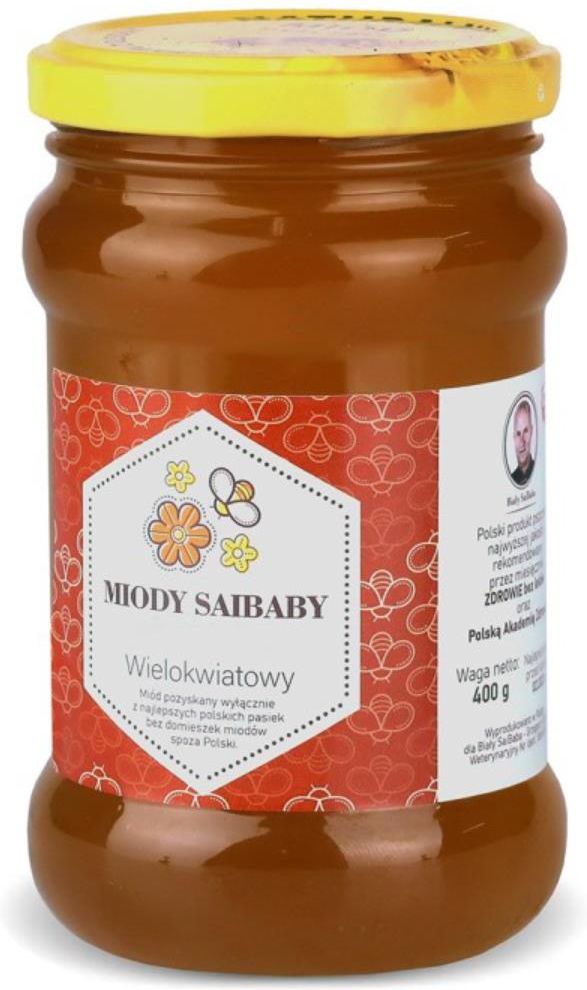 Biały Saibaba - miód wielokwiatowy, 400 g - Ceny i opinie - Ceneo.pl