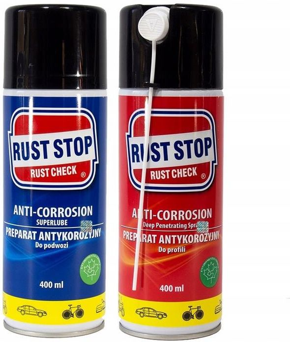 Rust Stop Check Zestaw A I B 2X400Ml - Opinie i ceny na Ceneo.pl