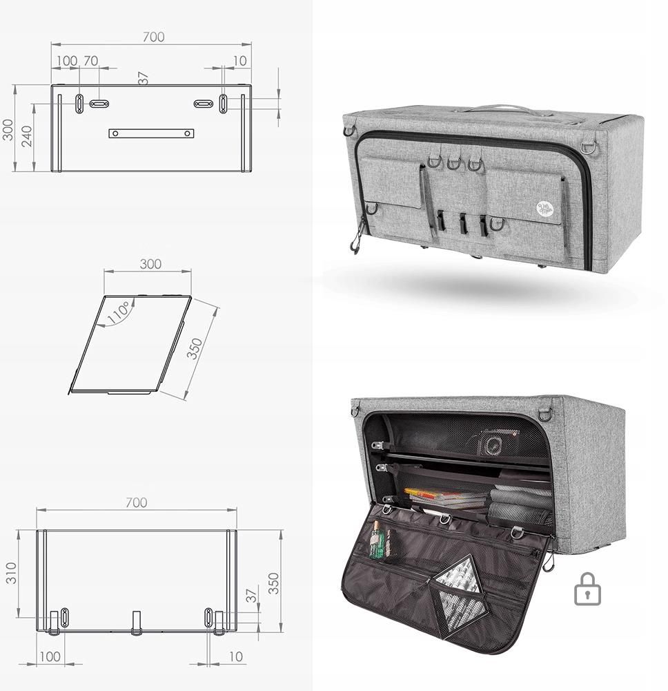 Van Der Moon Zabudowa Kampera Box Adventure Antracyt 70Cm - Opinie i ...