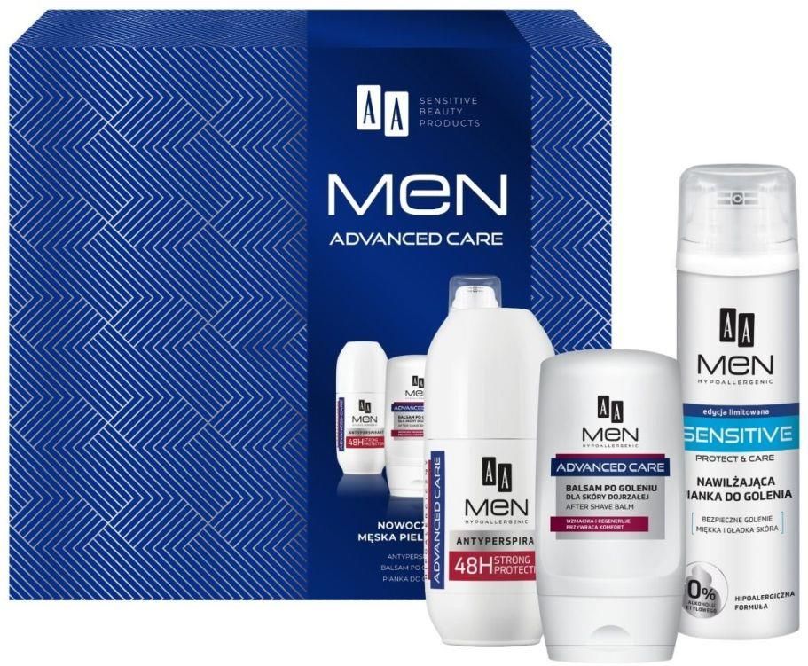 Aa Men Advanced Care Zestaw Balsam Po Goleniu 100ml + Antyperspirant ...