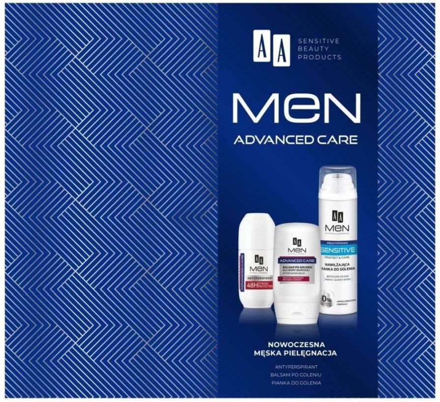 Aa Men Advanced Care Zestaw Balsam Po Goleniu 100ml + Antyperspirant ...