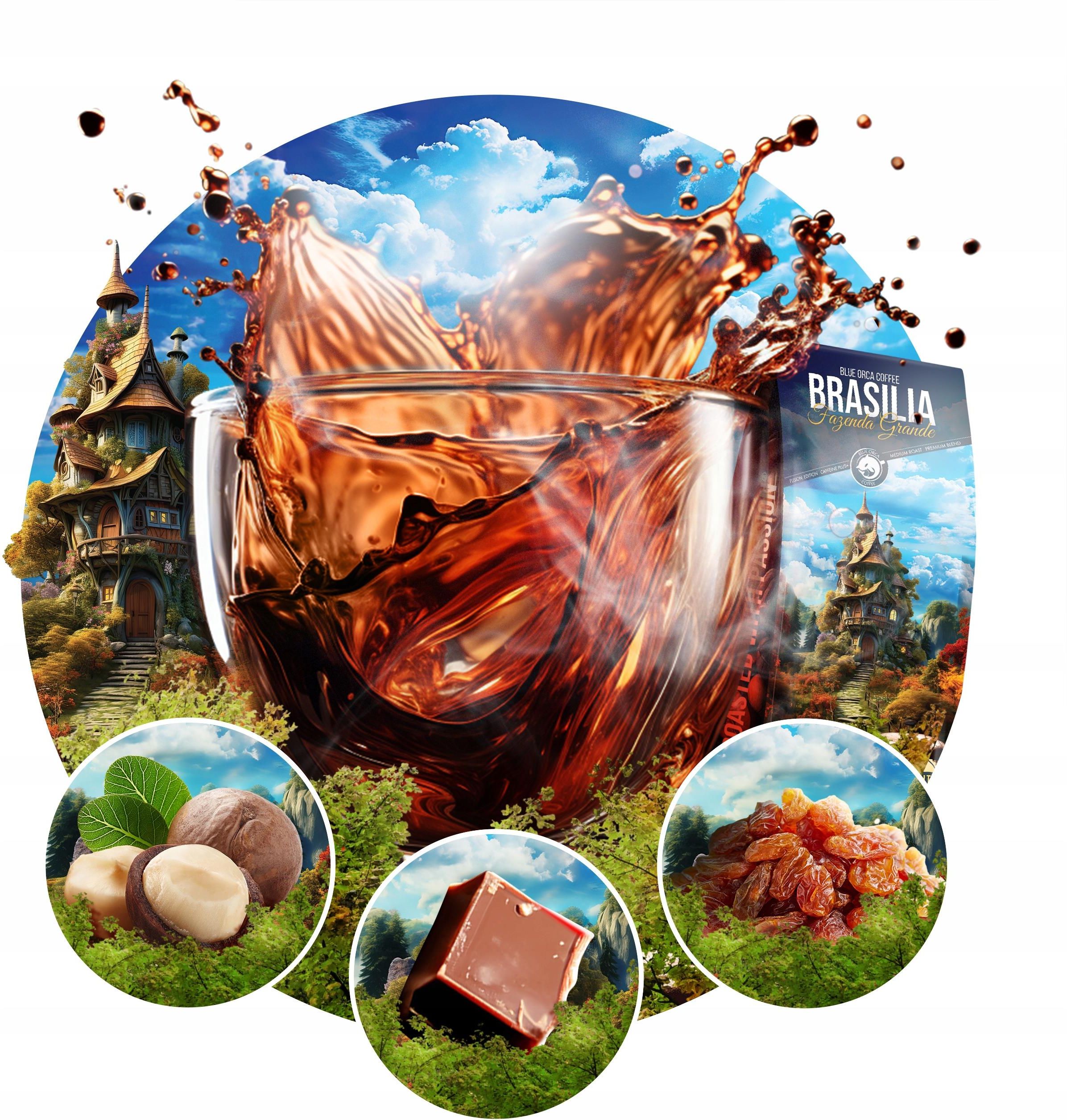 Kawa Blue Orca Coffee Brasilia Fazenda Grande Fusion Edition Ziarnista ...