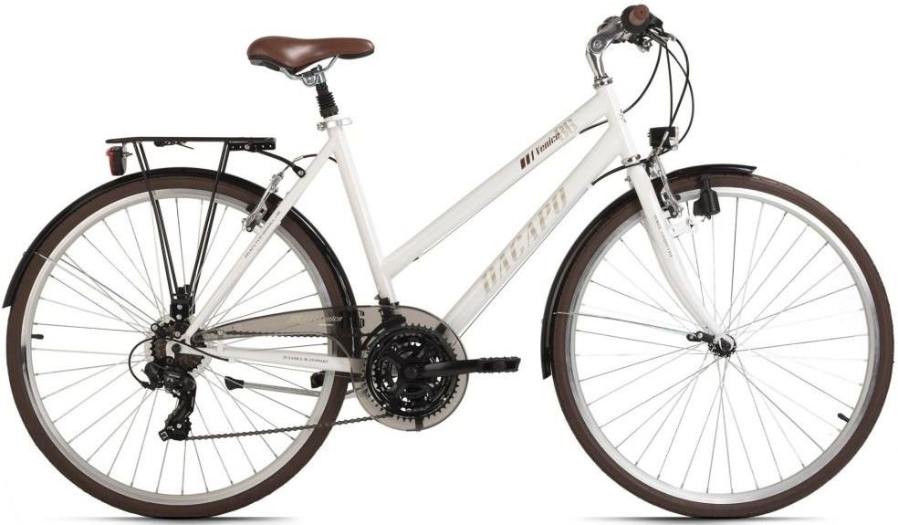 Rower Trekkingowy Damski 28 Revo 21 bieg Dzwonek Światła Bagażnik ...