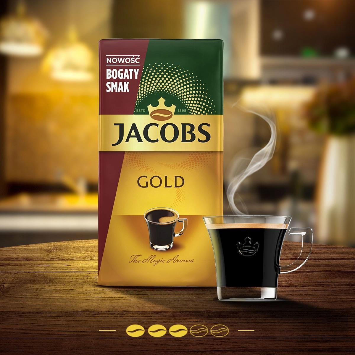 Kawa Jacobs Gold Mielona 3X500g - Ceny i opinie - Ceneo.pl