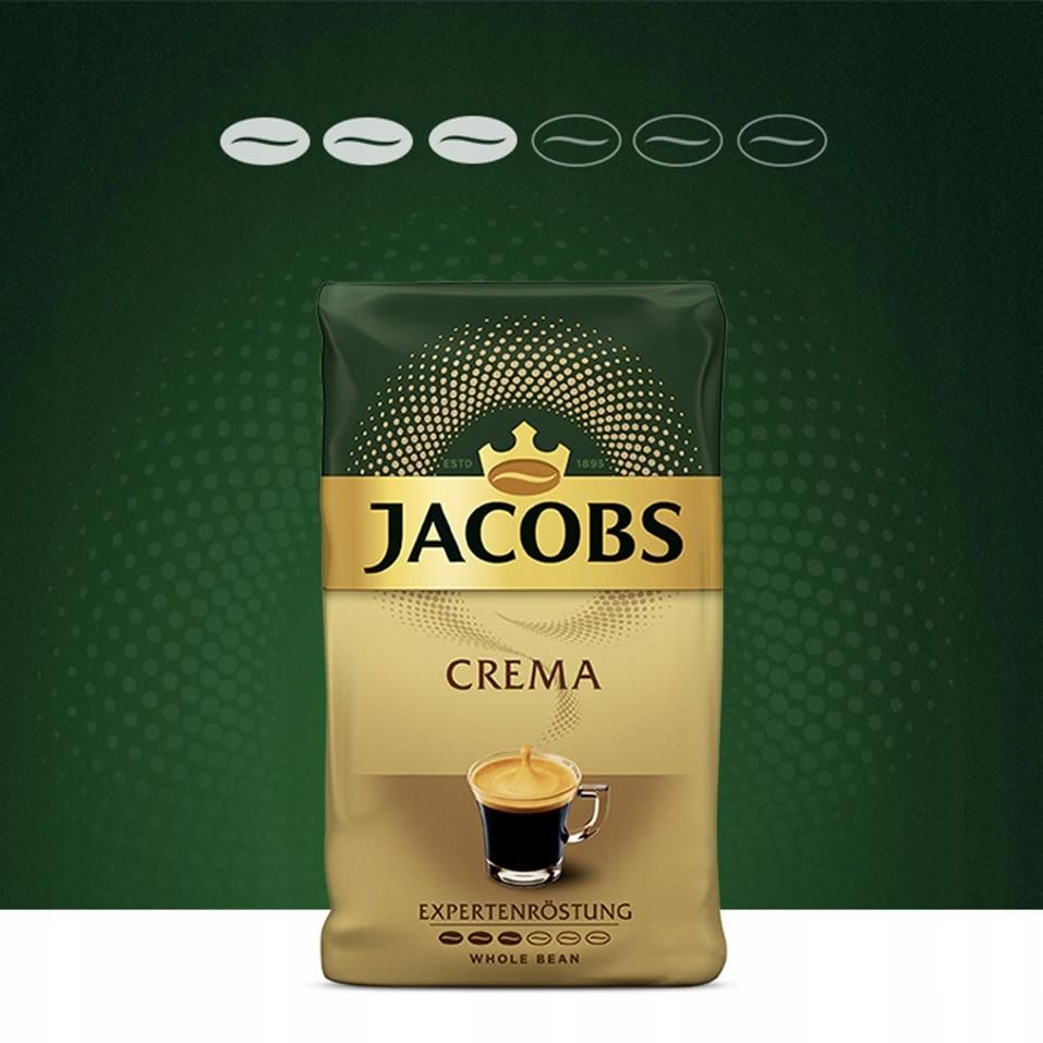 Kawa Jacobs Crema/Espresso Ziarnista 10X500g - Ceny i opinie - Ceneo.pl