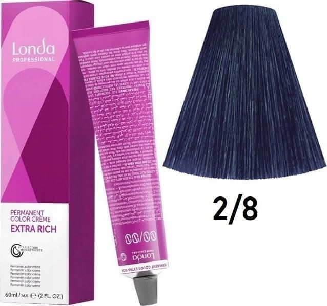 Londa Professional Farba Londacolor Permanent Hair Dye 2/8 Dark Blue 60 ...
