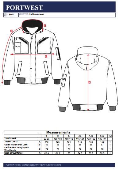 Portwest F465 - Kurtka Bomber 4 W 1 - Czarny Xl - Ceny i opinie - Ceneo.pl