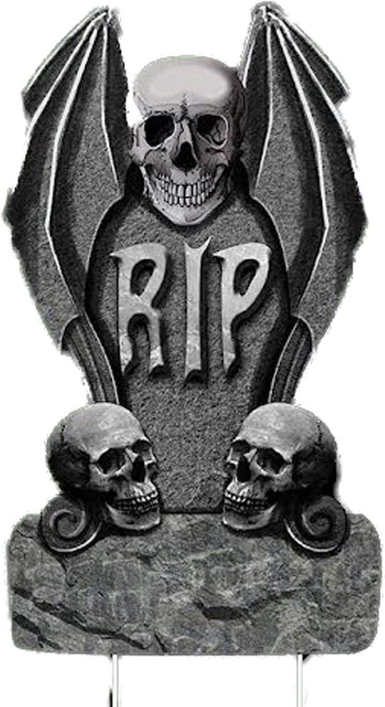 Korbi Dekoracja Nagrobek Czaszka Rip Na Halloween Straszna Dekoracja ...
