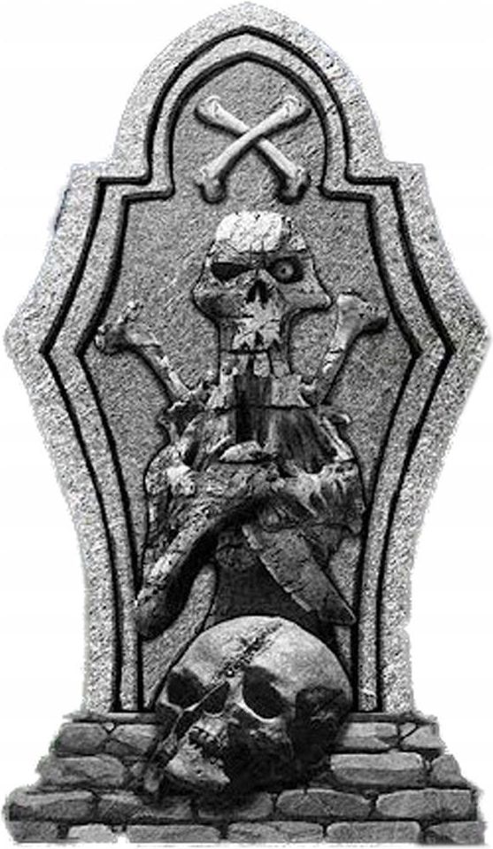 Korbi Dekoracja Nagrobek Czaszka Rip Na Halloween Straszna Dekoracja ...