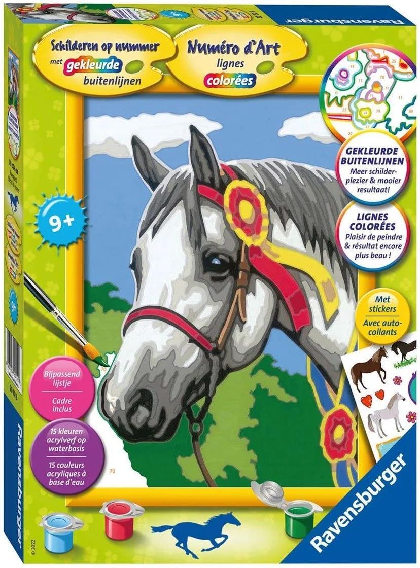 Ravensburger Paint By Numbers Race Horse - Ceny i opinie - Ceneo.pl