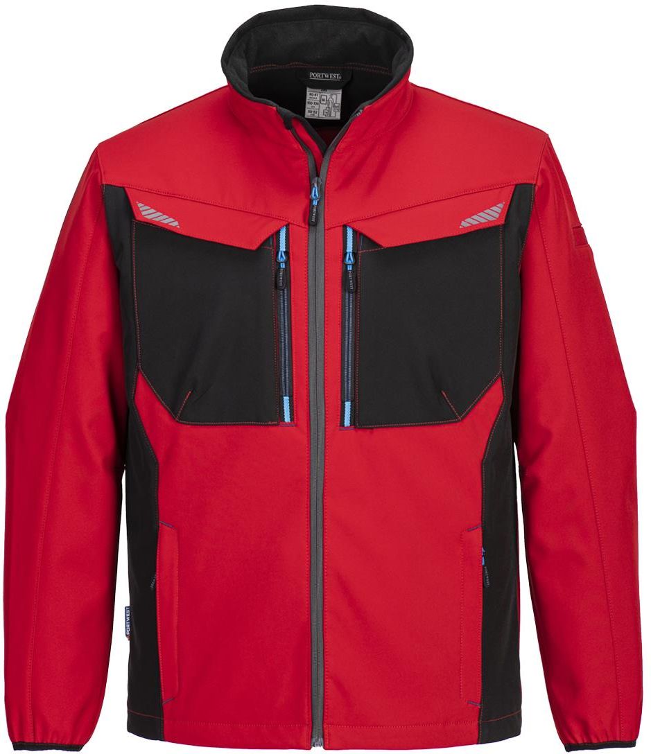 Portwest T750 - Wiatroszczelna I Wodoodporna Bluza Softshell Wx3 - Głęboka Czerwień L - Ceny i ...