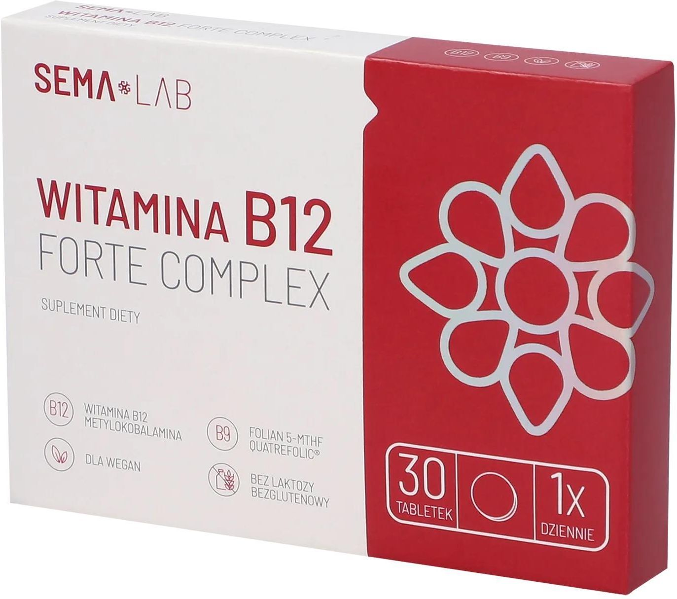 Laboratoria Gemini Sema Lab Witamina B12 Forte Complex 30Tabl. Powlekanych - Opinie i ceny na ...