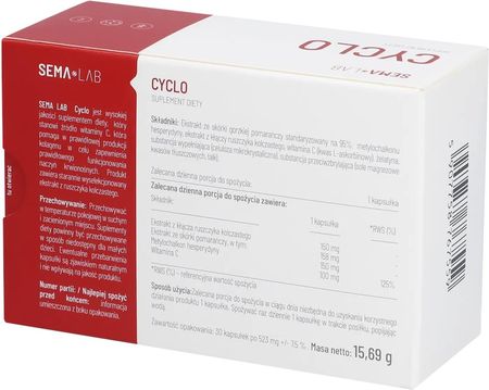Laboratoria Gemini Sema Lab Cyclo 30Kaps. - Opinie i ceny na Ceneo.pl