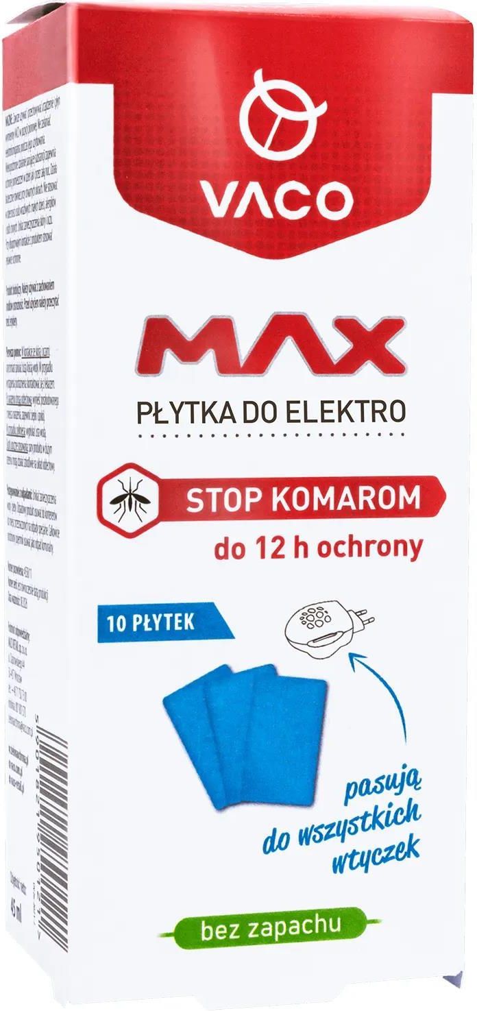 Vaco Retail Max Elektro Na Owady Płytki Przeciw Komarom Zapas 10Szt. - Ceny i opinie - Ceneo.pl
