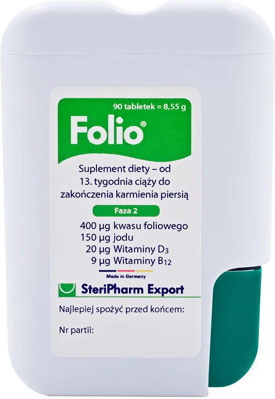 Steripharm Folio Faza 2 90Tabl. - Opinie i ceny na Ceneo.pl