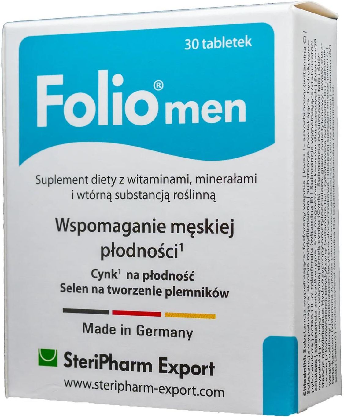 Steripharm Folio Men 30Tabl. - Opinie i ceny na Ceneo.pl