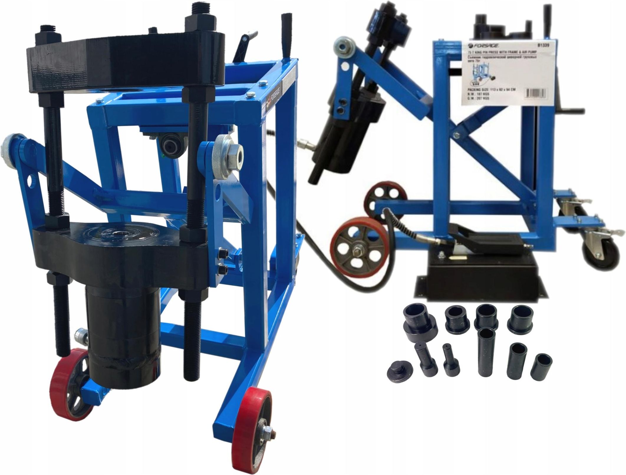 Forsage Prasa Mobilna Pneumo-Hydrauliczna Do Sworzni 75T 28578 - Opinie ...