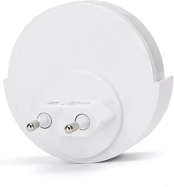 Lampka nocna LED okrągła wtykana do gniazdka z czujnikiem zmierzchu - Opinie i atrakcyjne ceny ...