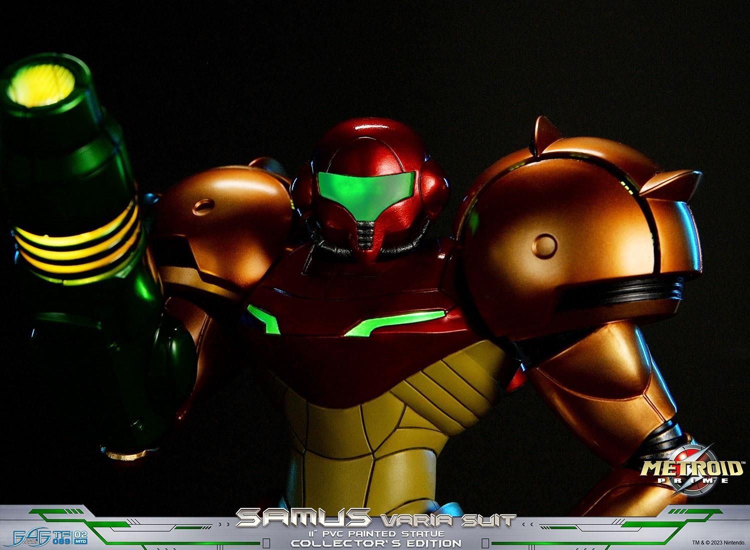 First 4 Figures Metroid Prime PVC Statue Samus Varia Suit Collector's ...