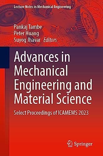 Advances in Mechanical Engineering and Material Science - Literatura ...