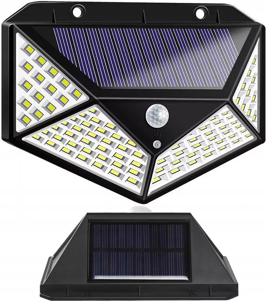 Verk Group Lampa Solarna 100 Led Z Czujnikiem Zmierzchu Ruchu 24240 ...