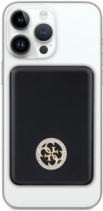 Powerbank Guess 4G Strassed Metal Logo MagSafe 3000 mAh 5W MagSafe ...