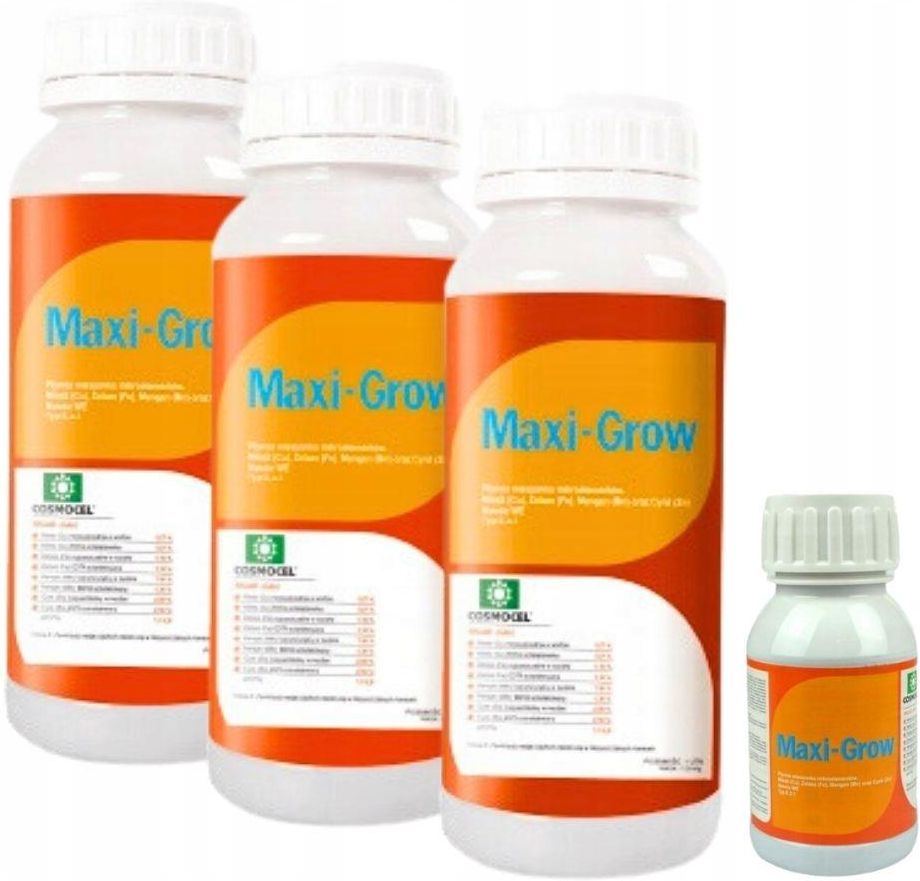 Nawóz Cosmocel Maxi-Grow Na Kwitnienie I Lepsze Owocowanie 3x1L - Ceny ...